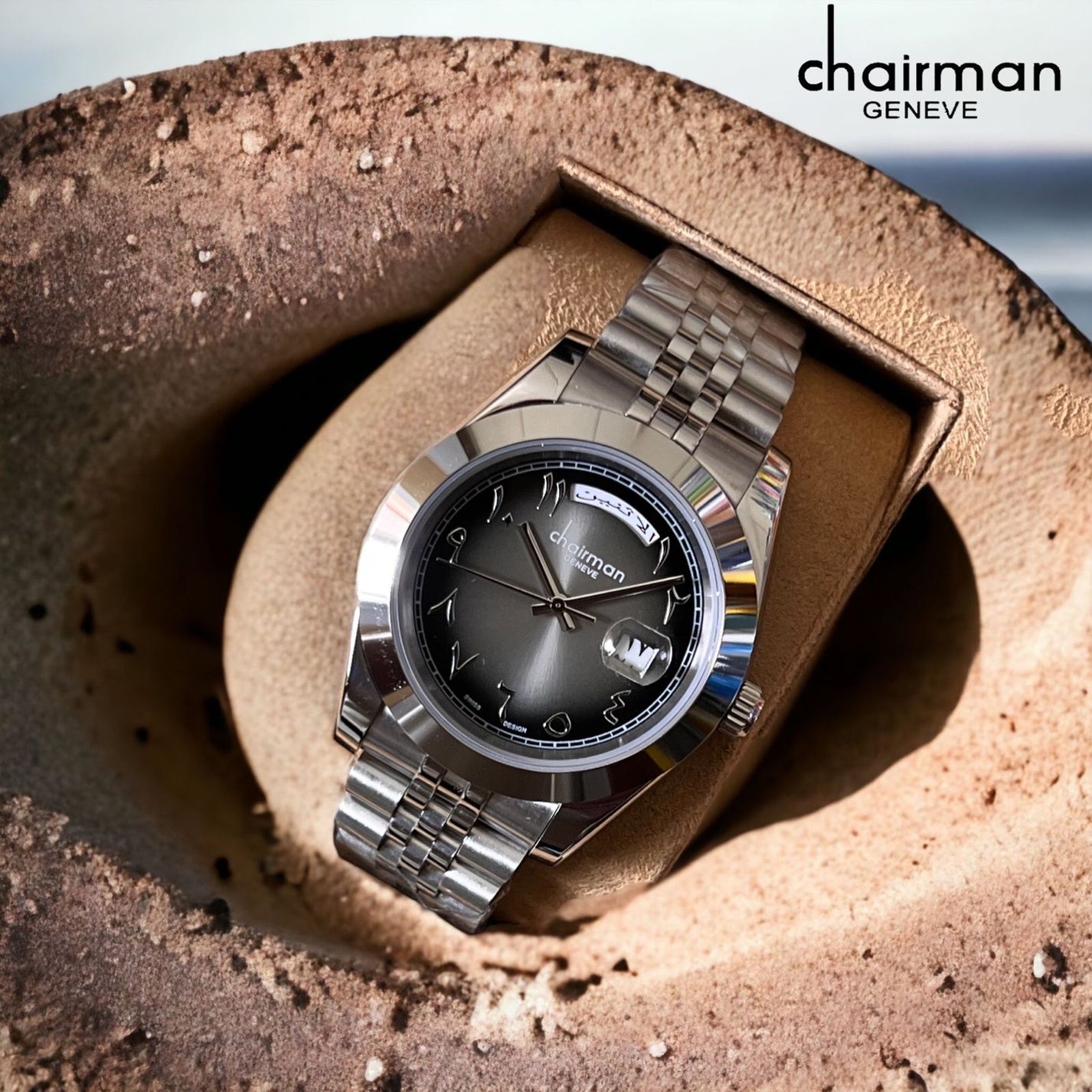 Arabic Number Green Dial Luxury Men's Watch - Buy Now! – DealDXB